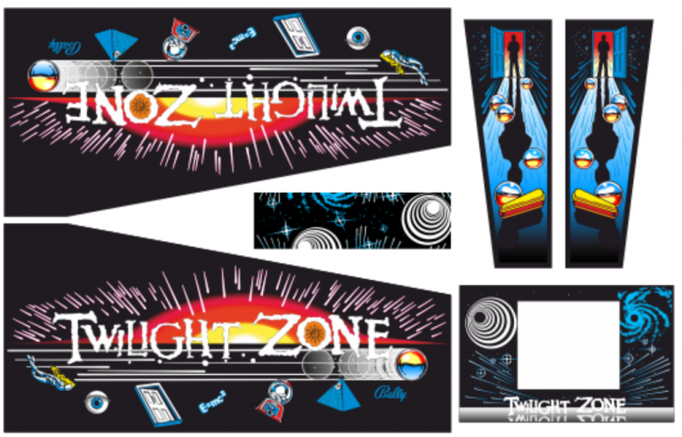 Pinball Cabinet Decal Sets – Pinball PT
