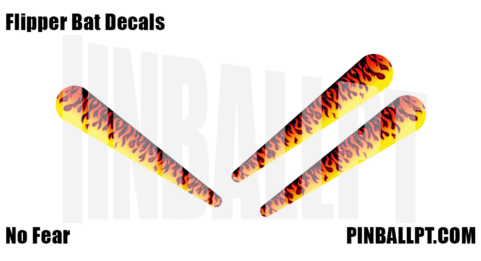 FLIPPER BAT DECALS – Pinball PT