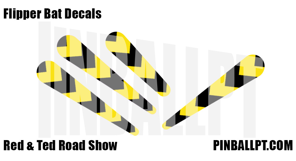 FLIPPER BAT DECALS – Pinball PT